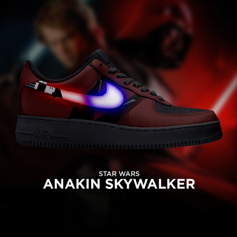 Anakin Skywalker Star Wars Edition Low Top Shoes - Shoesmates
