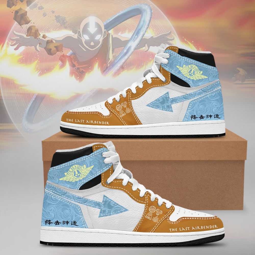 Avatar The Last Airbender AJ1 Hightop Shoes SM07 - Shoes Mates
