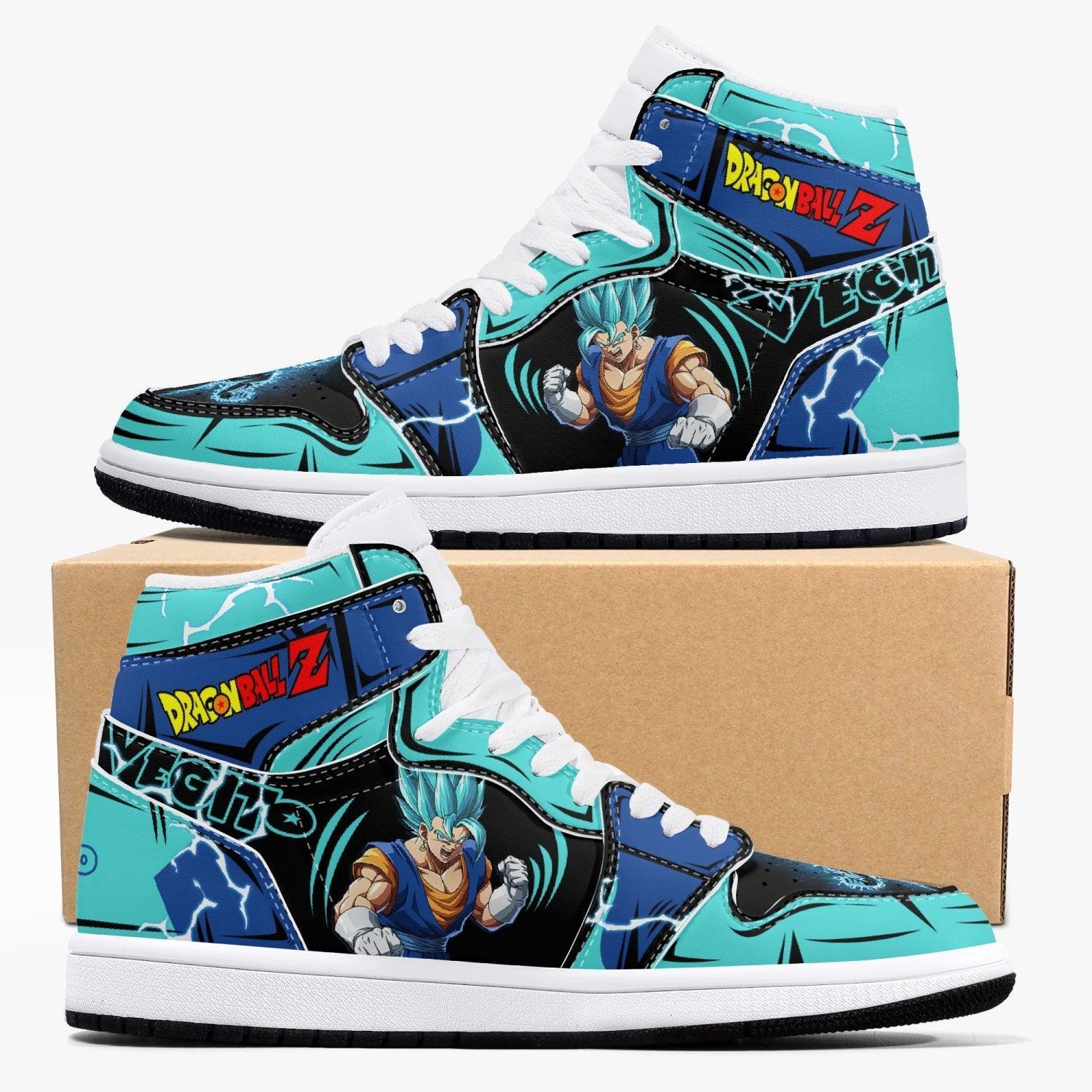 Dragon Ball Super Dbz Vegito Saiyan Blue AJ1 High Top Shoes - Shoes Mates