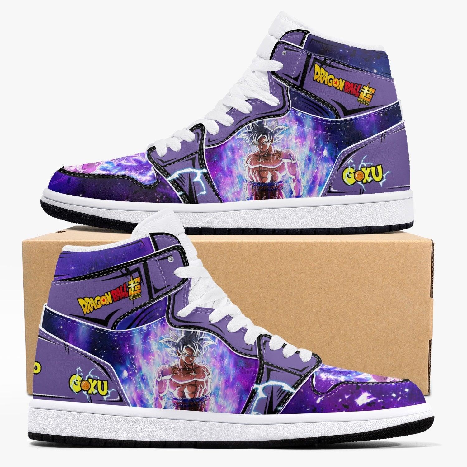 Dragon Ball Super Goku Ultra Instinct AJ1 High Top Shoes - Shoes Mates