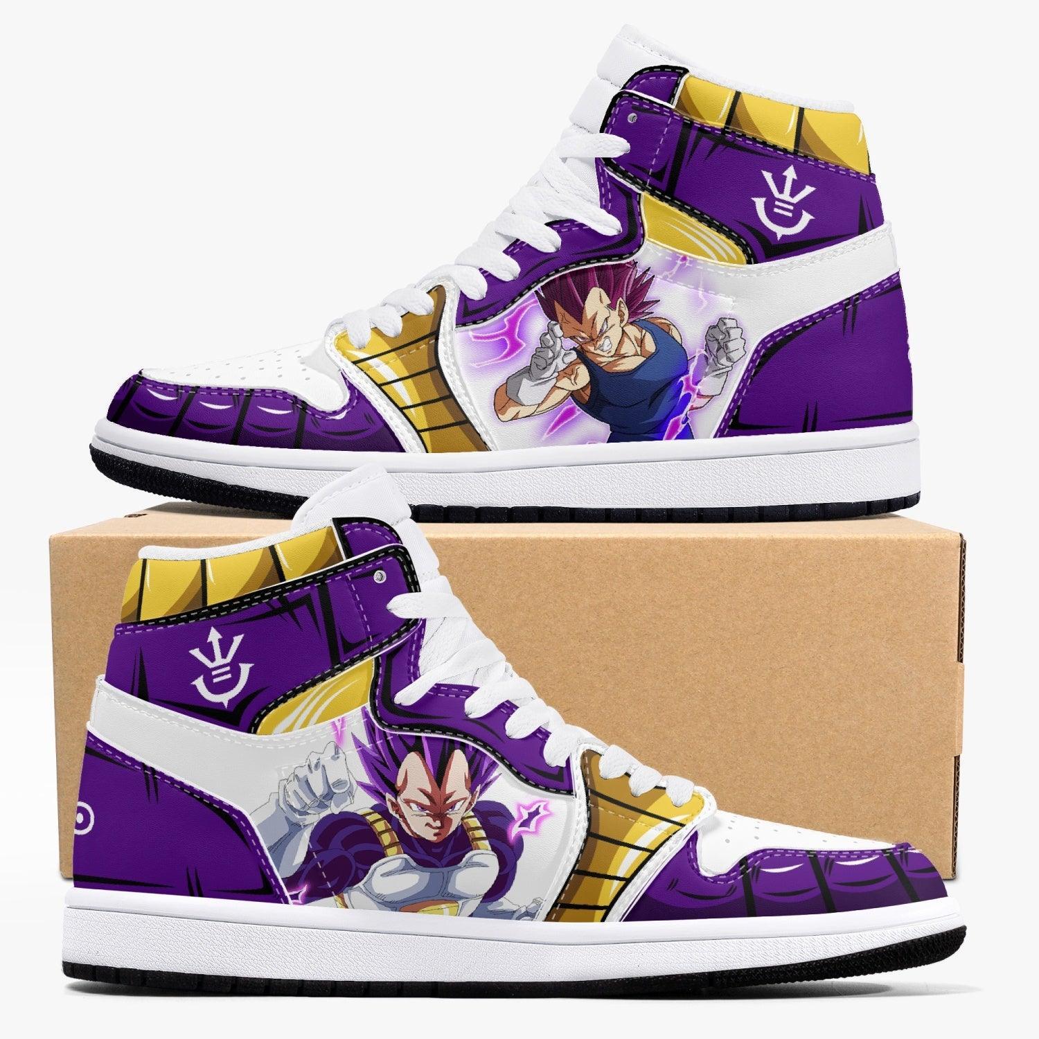 Dragon Ball Super Vegeta Ultra Ego AJ1 High Top Shoes - Shoes Mates