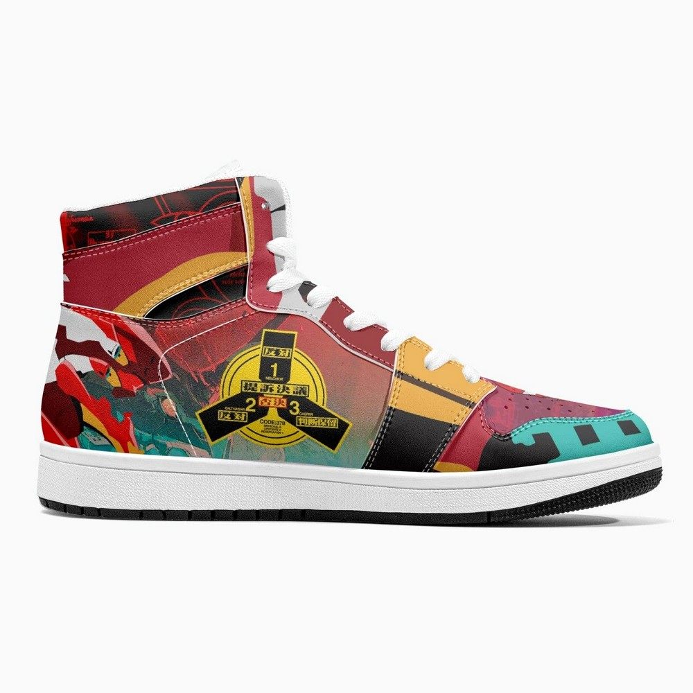 Gendo Ikari Eva Unit 02 Neon Genesis Evangelion JD1 High Top Shoes ...