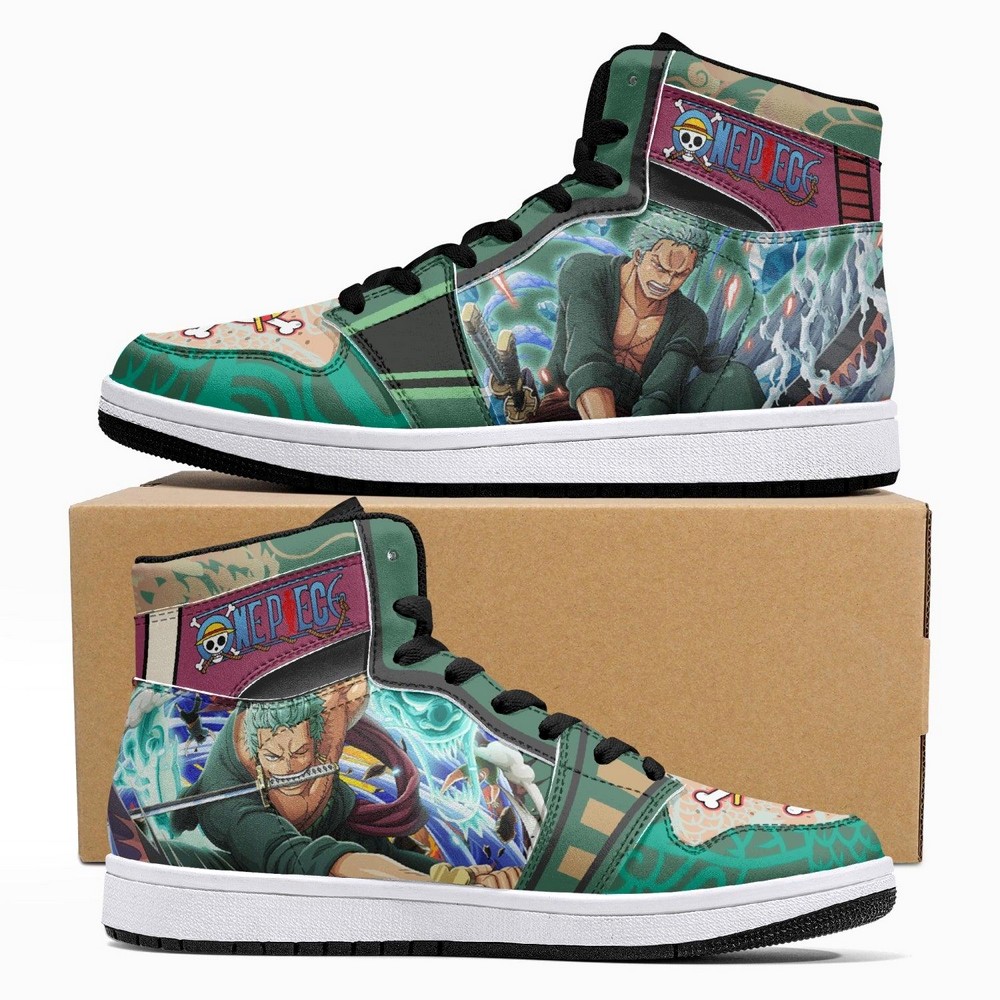 Roronoa Zoro Timeskip One Piece JD1 High Top Shoes - Shoes Mates